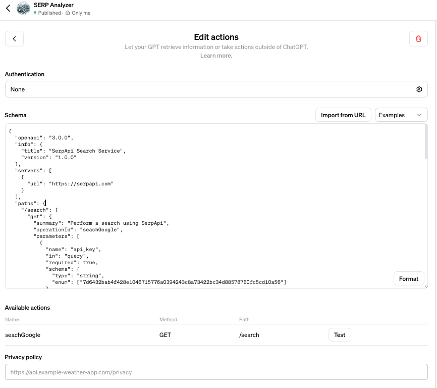How To Connect Custom GPT to Google Search - Cloud Seo Dubai